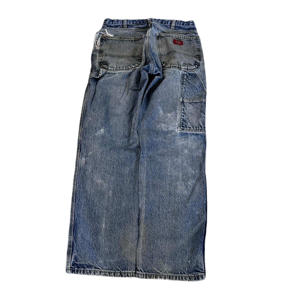 Jnco style perfect fade baggy fit Levi jeans Size:... - Depop