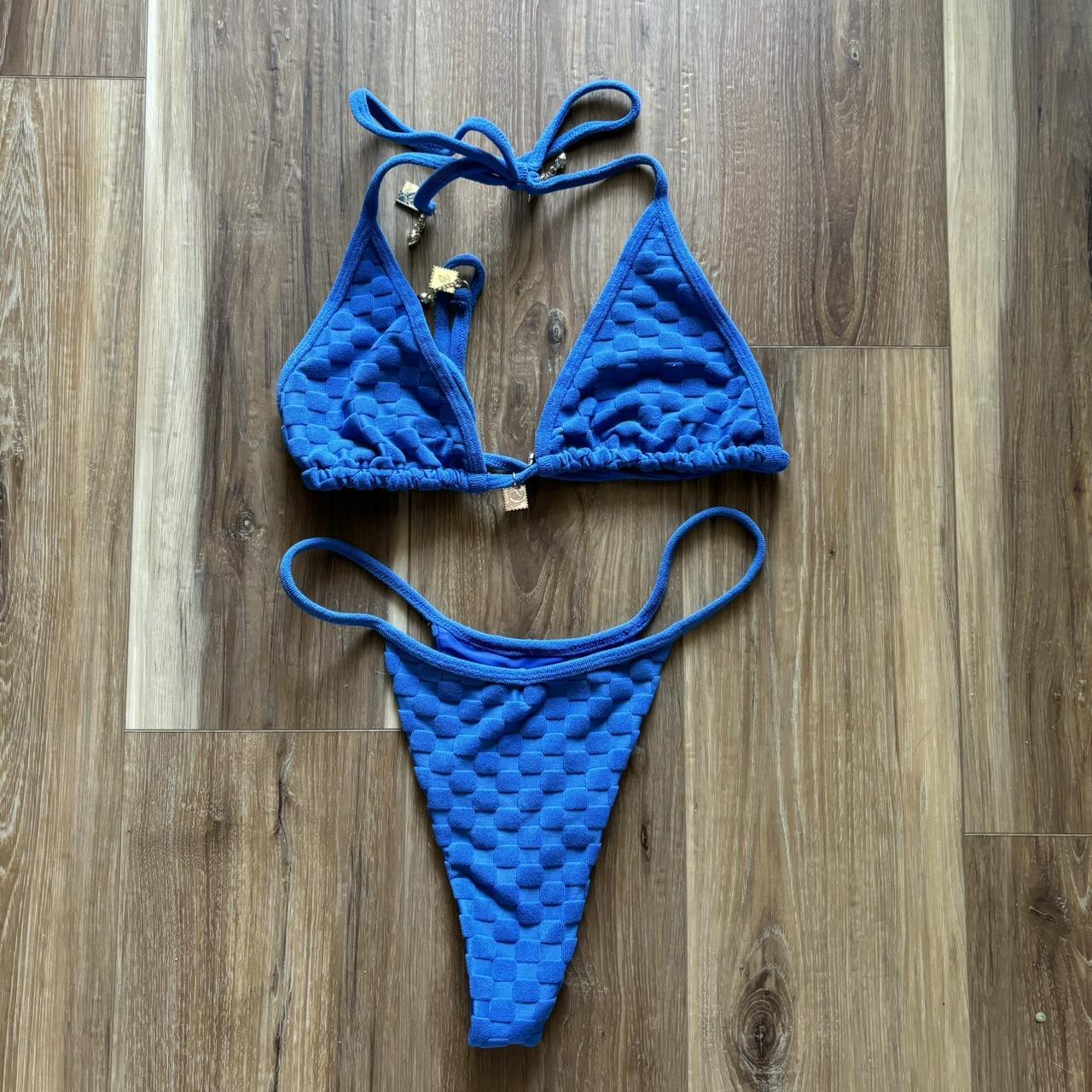 Bydee swim set in Cobalto!! only worn once!! size... - Depop