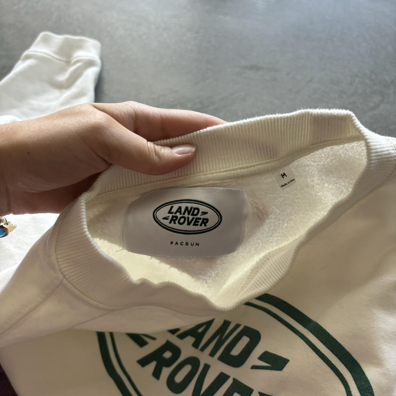 pacsun land rover graphic vintage style sweatshirt!!... - Depop