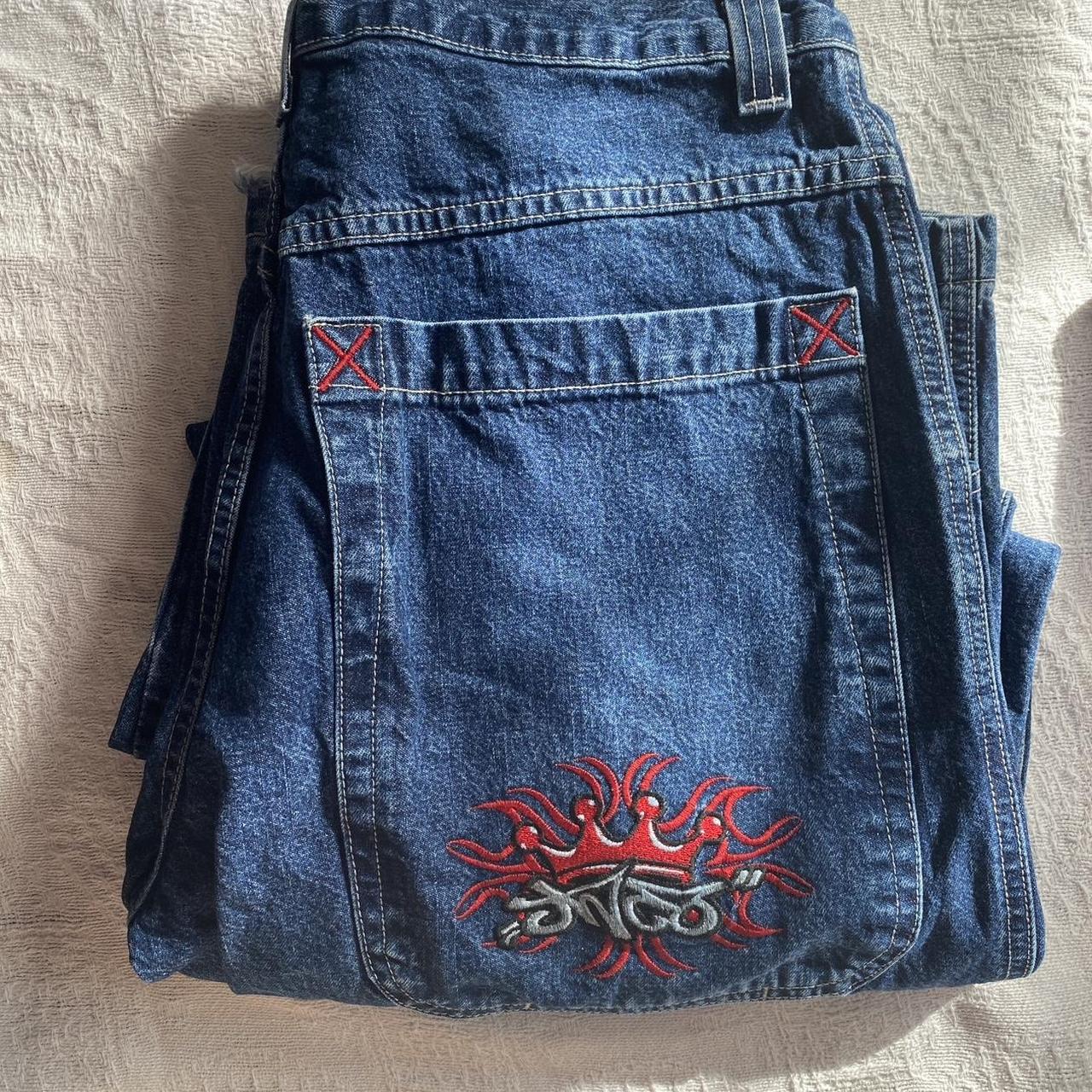 ‼️RARE JNCO 90’s men’s jeans, red crown... - Depop