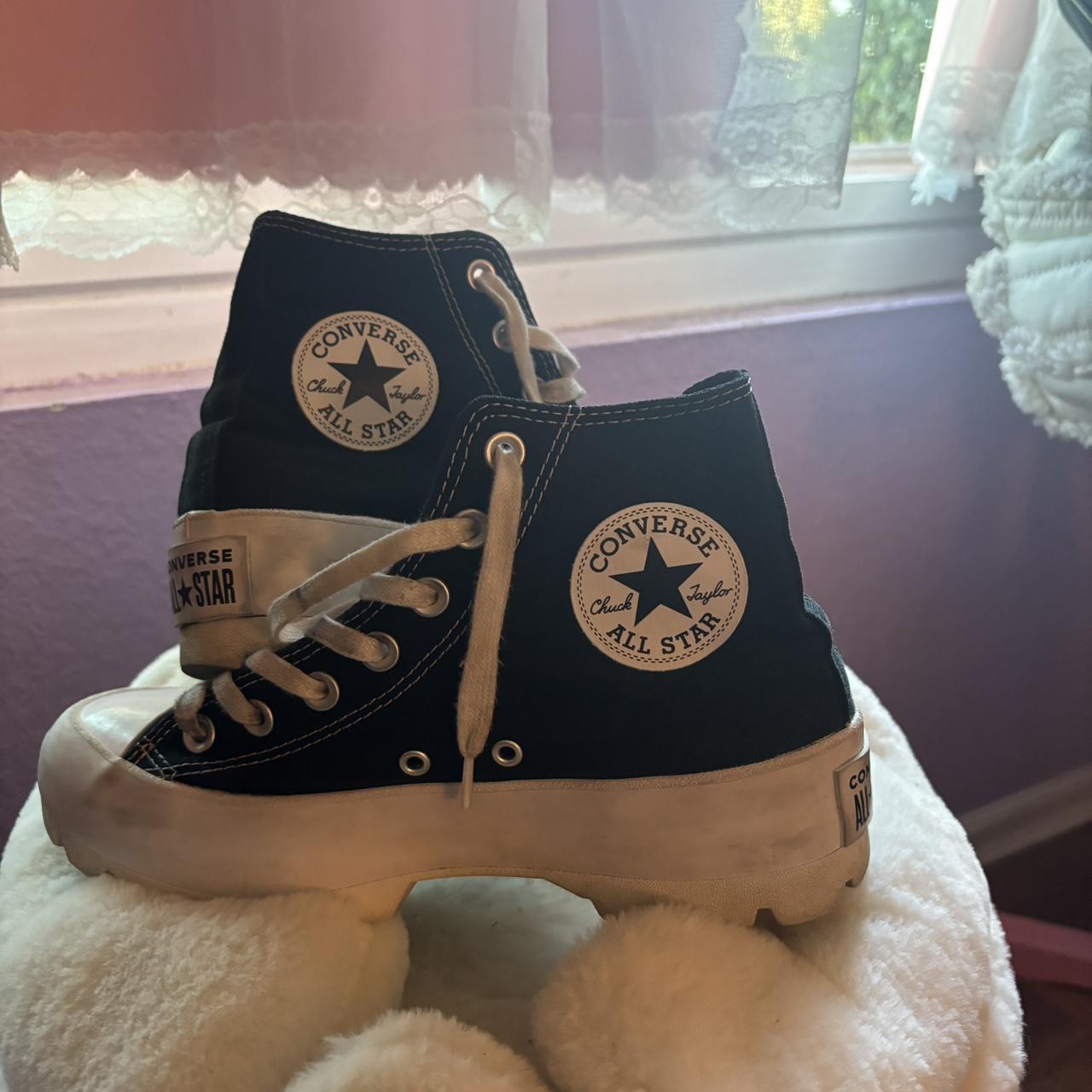 All star converse platform shoes - Depop