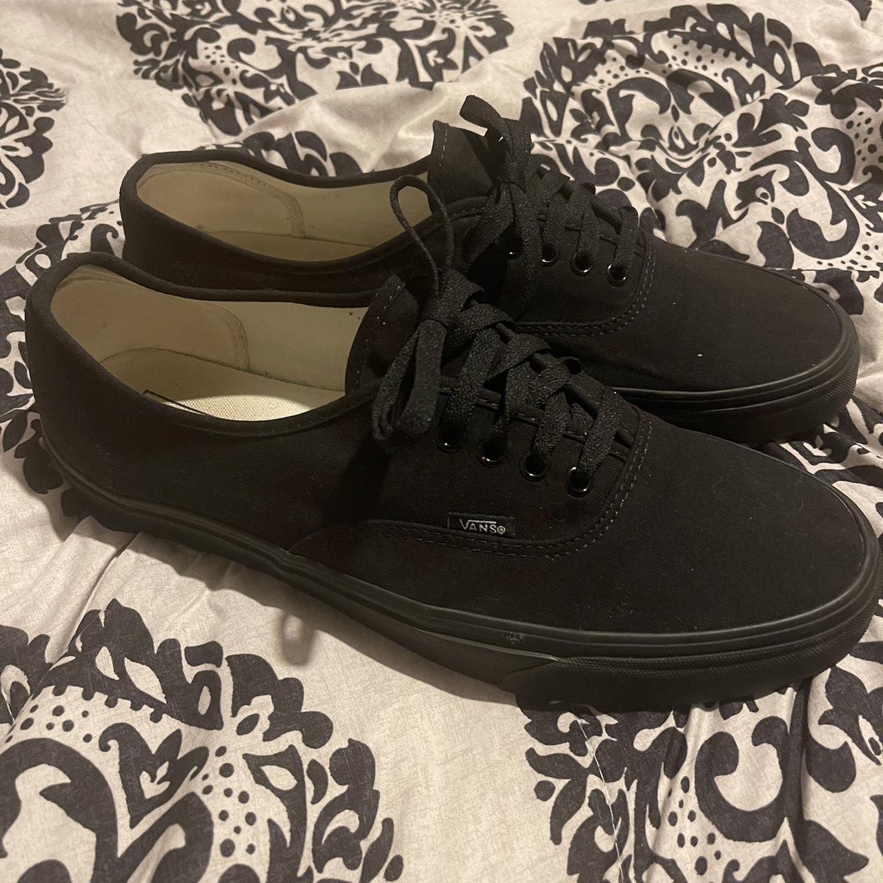Vans Mens Off The Wall 721356 Black Casual Shoes... - Depop