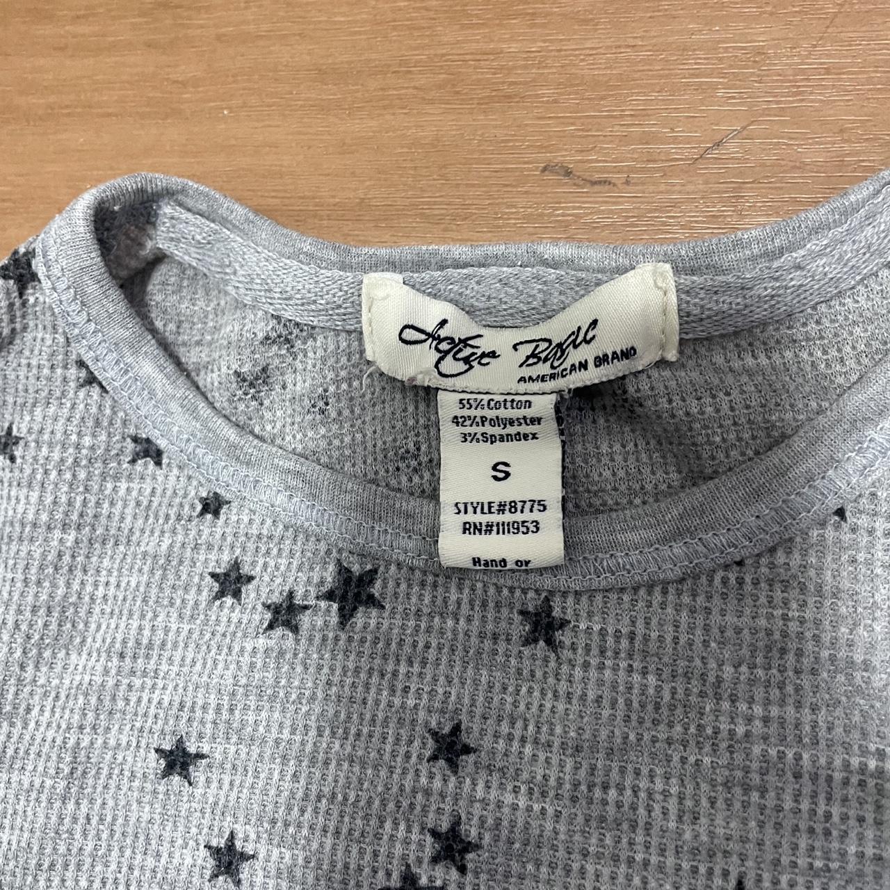Active Basic Women's star Basic V Neck Thermal Long... - Depop