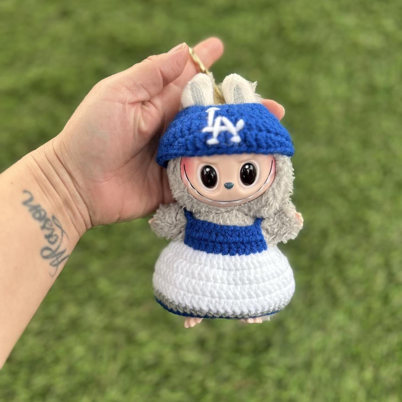 Labubu Macaron Clothes LA Dodgers outfit Doll not... | Depop