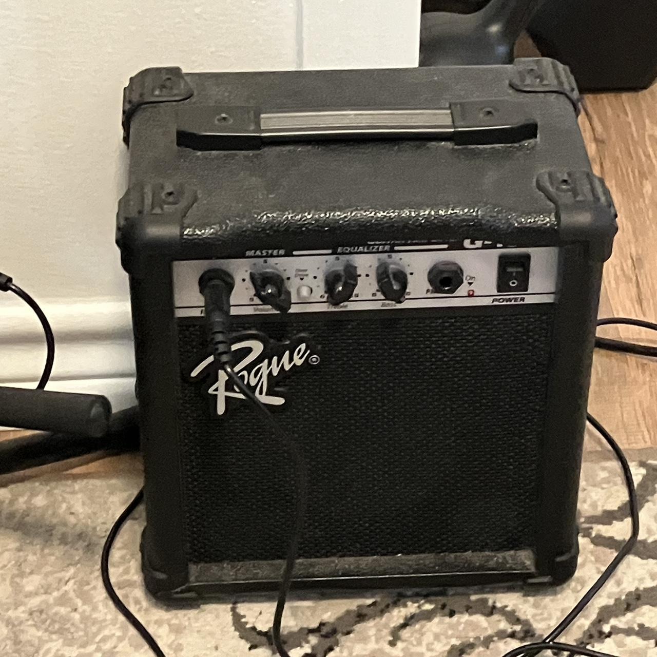 Rogue starter kit guitar + rogue amp does include... - Depop