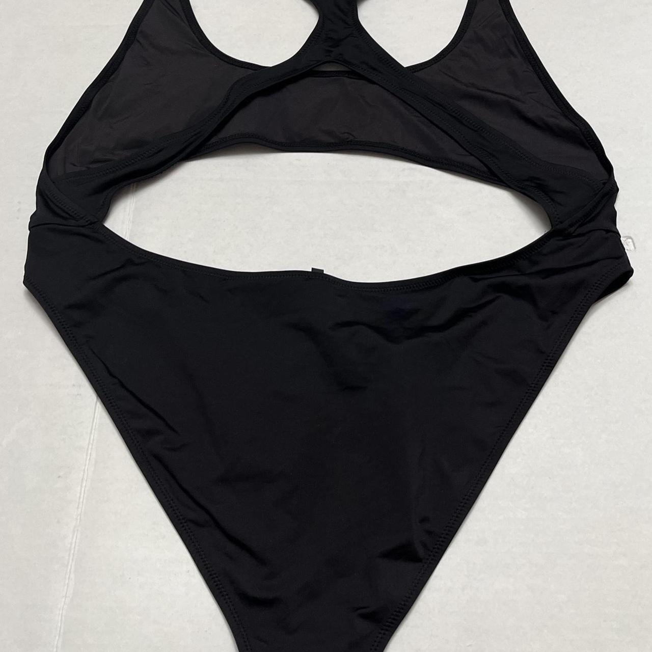SKIMS Signature Swim Cut Out Monokini ONYX... - Depop