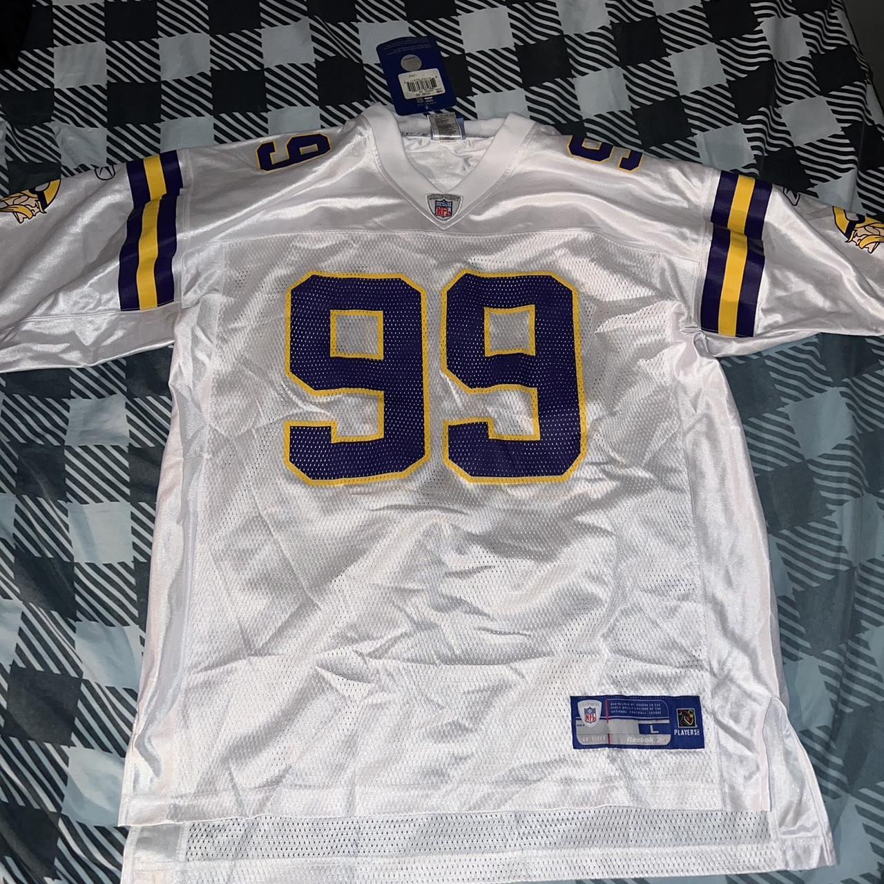NFL Vikings Erasmus James Jersey. Large . Reebok,... - Depop