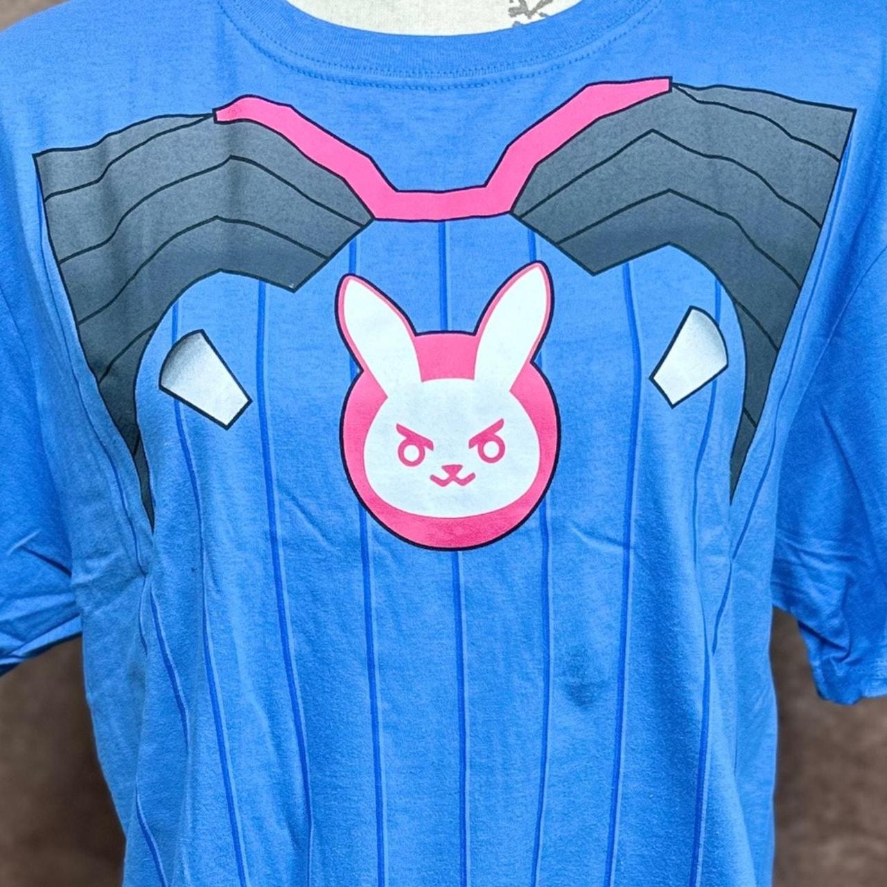 Blizzard Overwatch D.Va Cosplay Unisex Shirt - Blue... | Depop