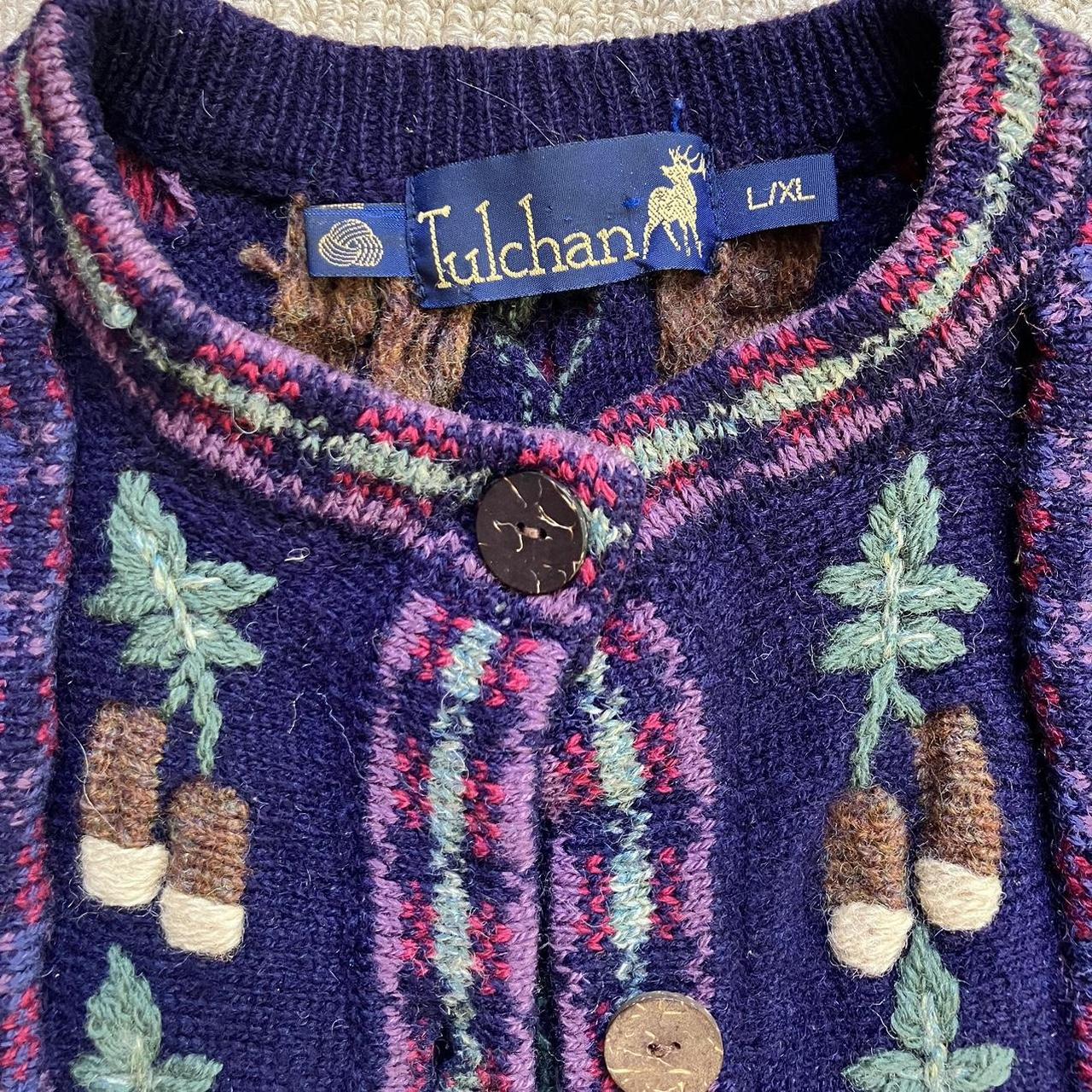 Cardi by Tulchan Beautiful vintage cardigan in a... - Depop