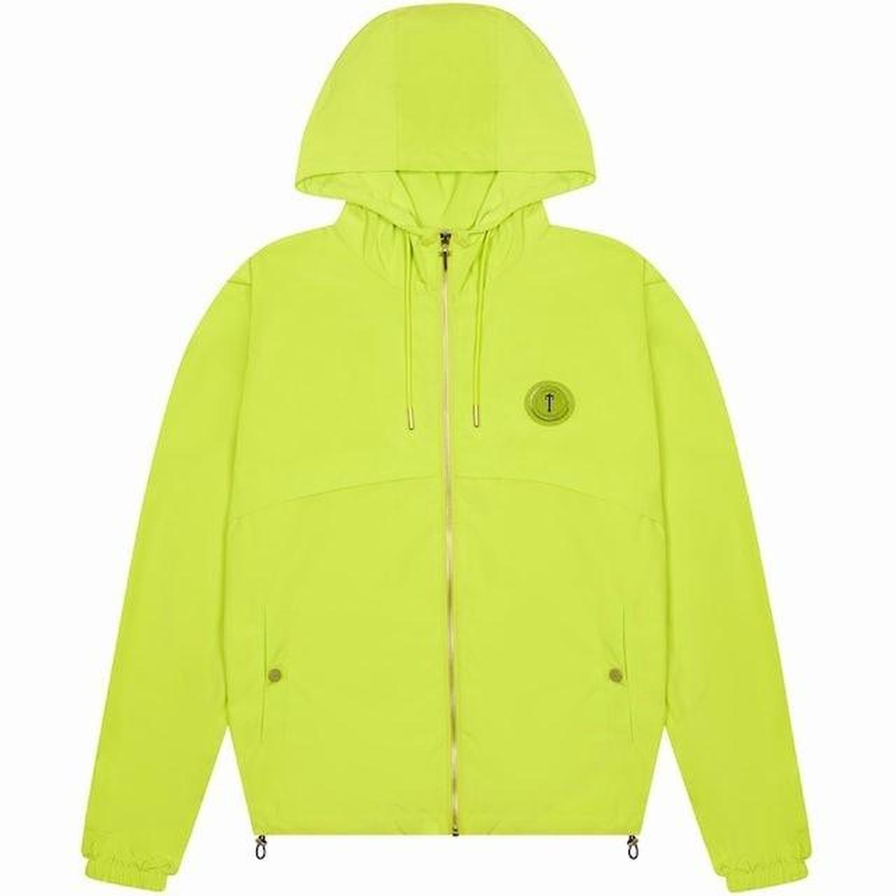 Trapstar Irongate T Windbreaker In Lime / Yellow... - Depop