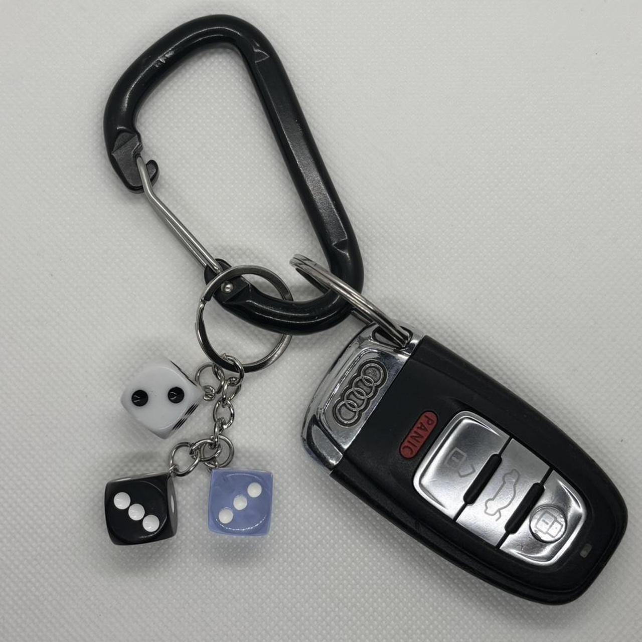 VERY UNIQUE 2000s y2k dice keychain with a nice... - Depop