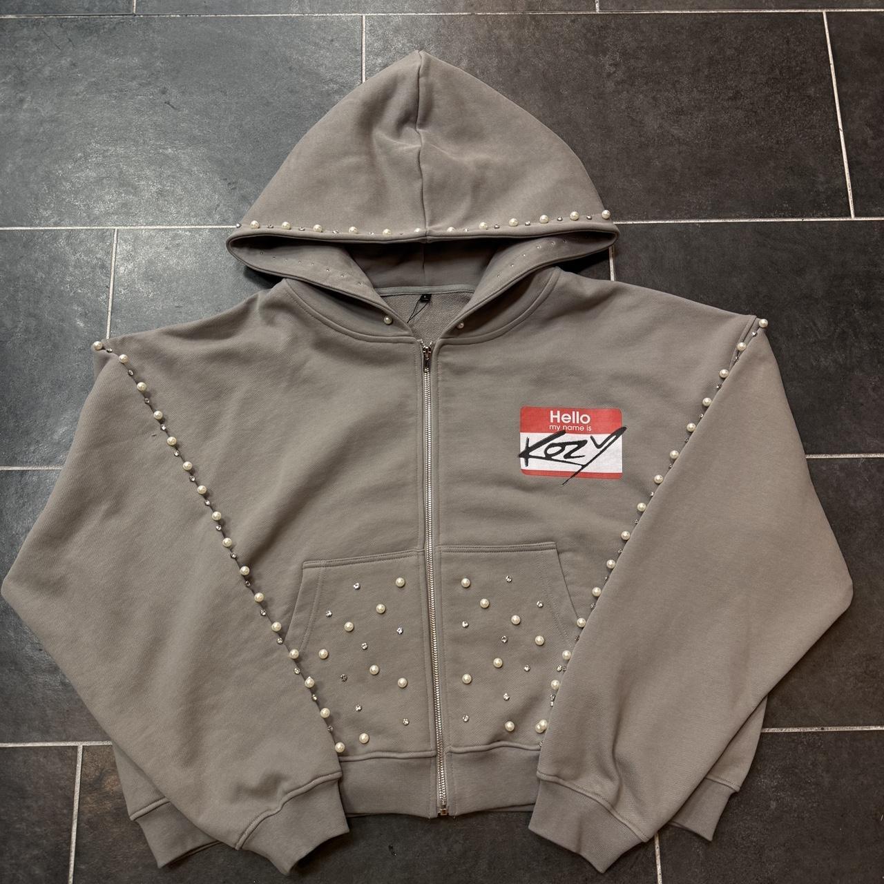 “Hello my name is kozy” hoodie - BRAND NEW -... | Depop