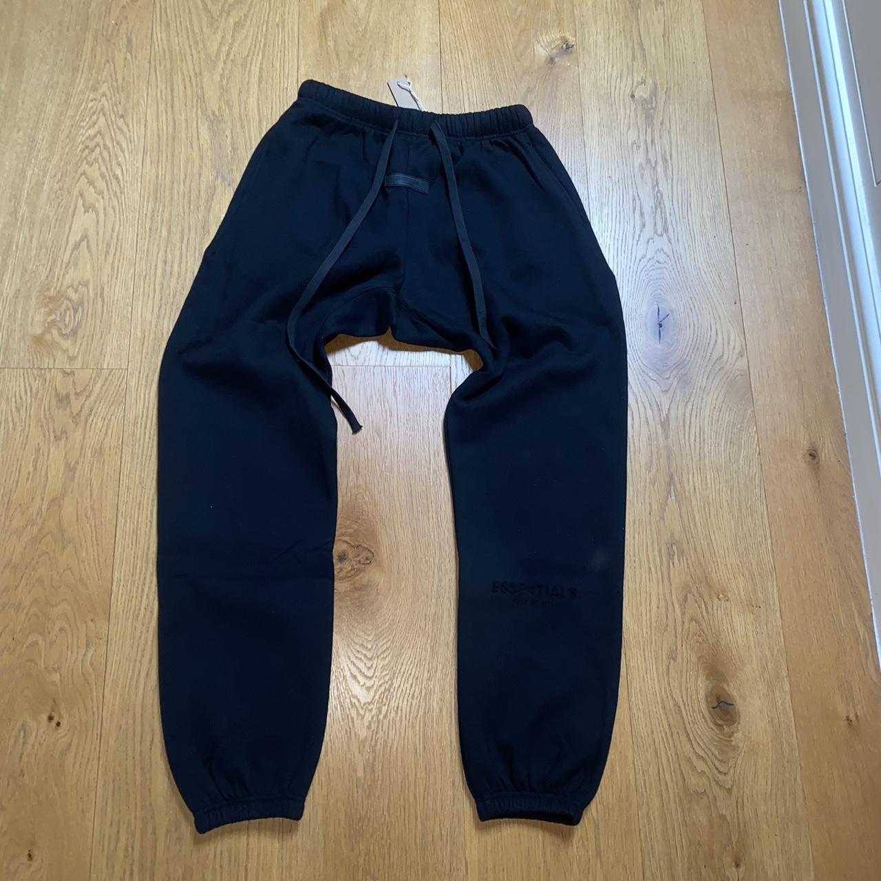 Black essentials joggers Brand new never... - Depop