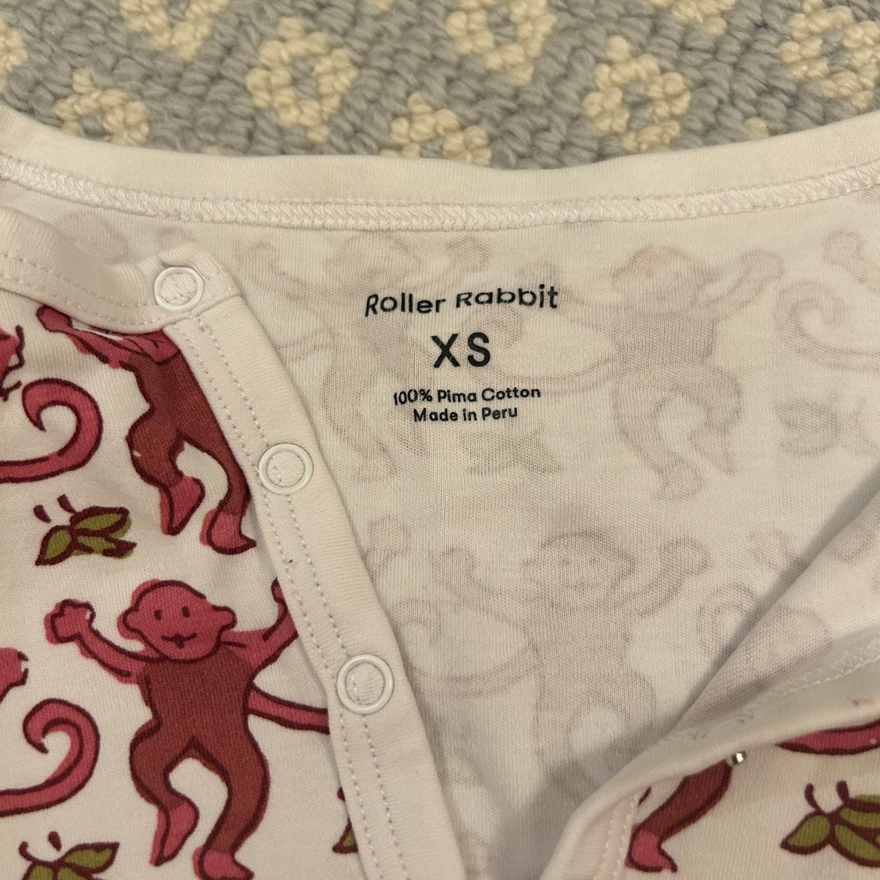 Roller rabbit pink monkeys originally $138 + tax... - Depop