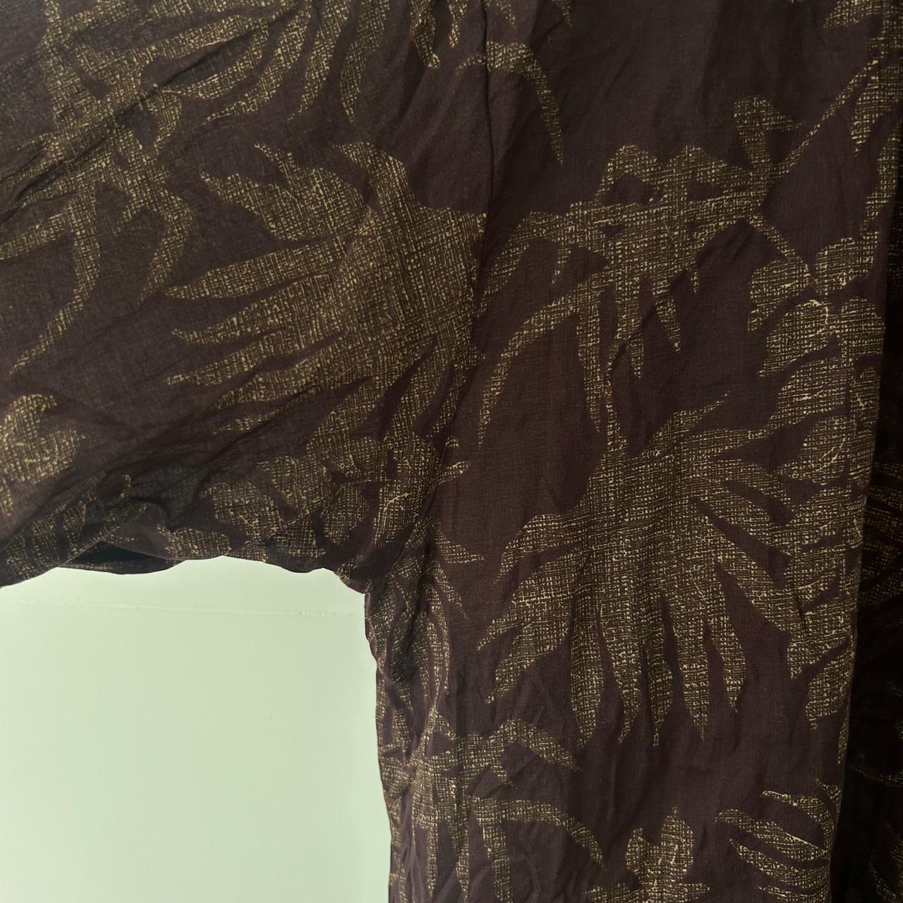 Bec and Bridge Palm Tree Short Sleeve Shirt in... - Depop