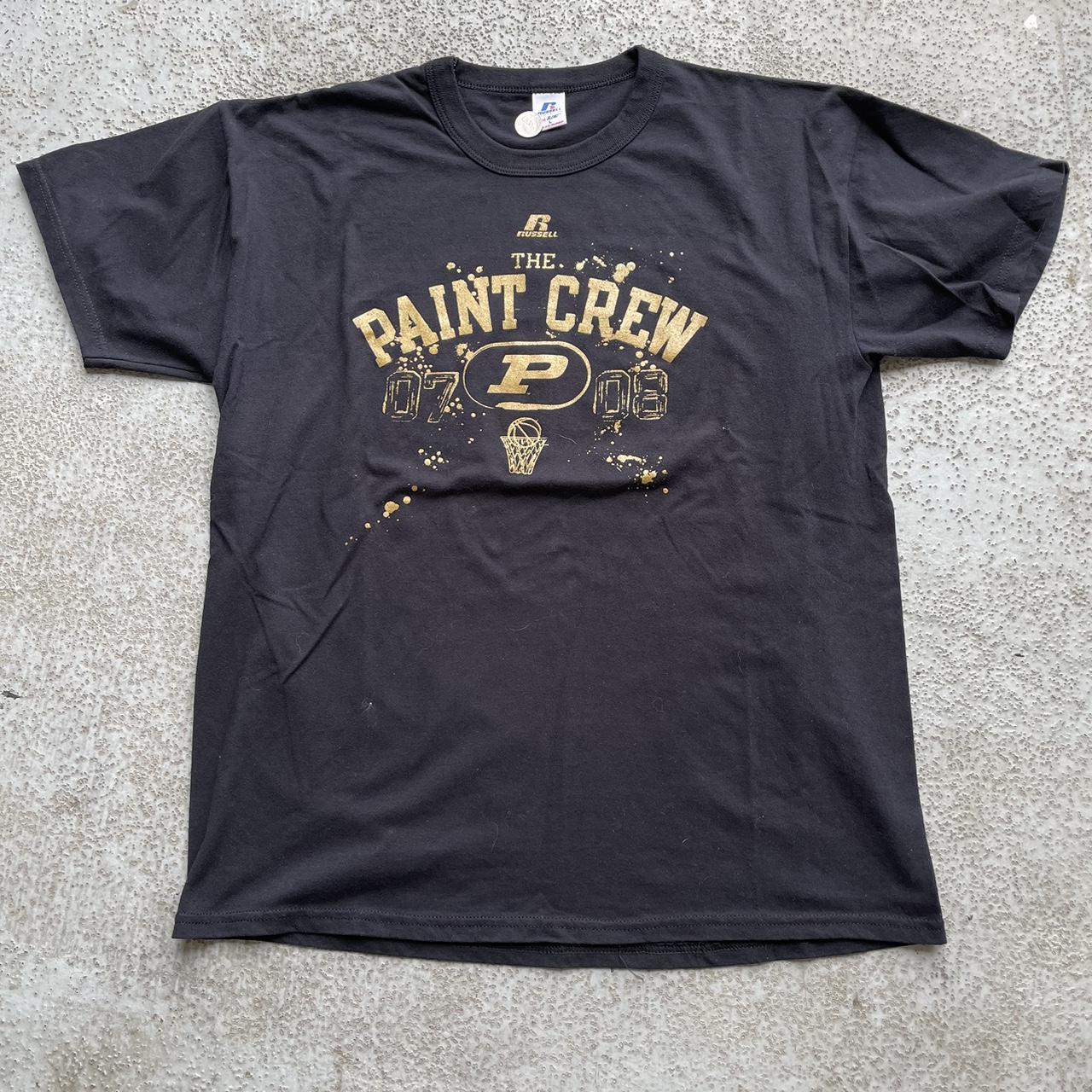 2008 Purdue Paint Crew Shirt No Flaws - Depop