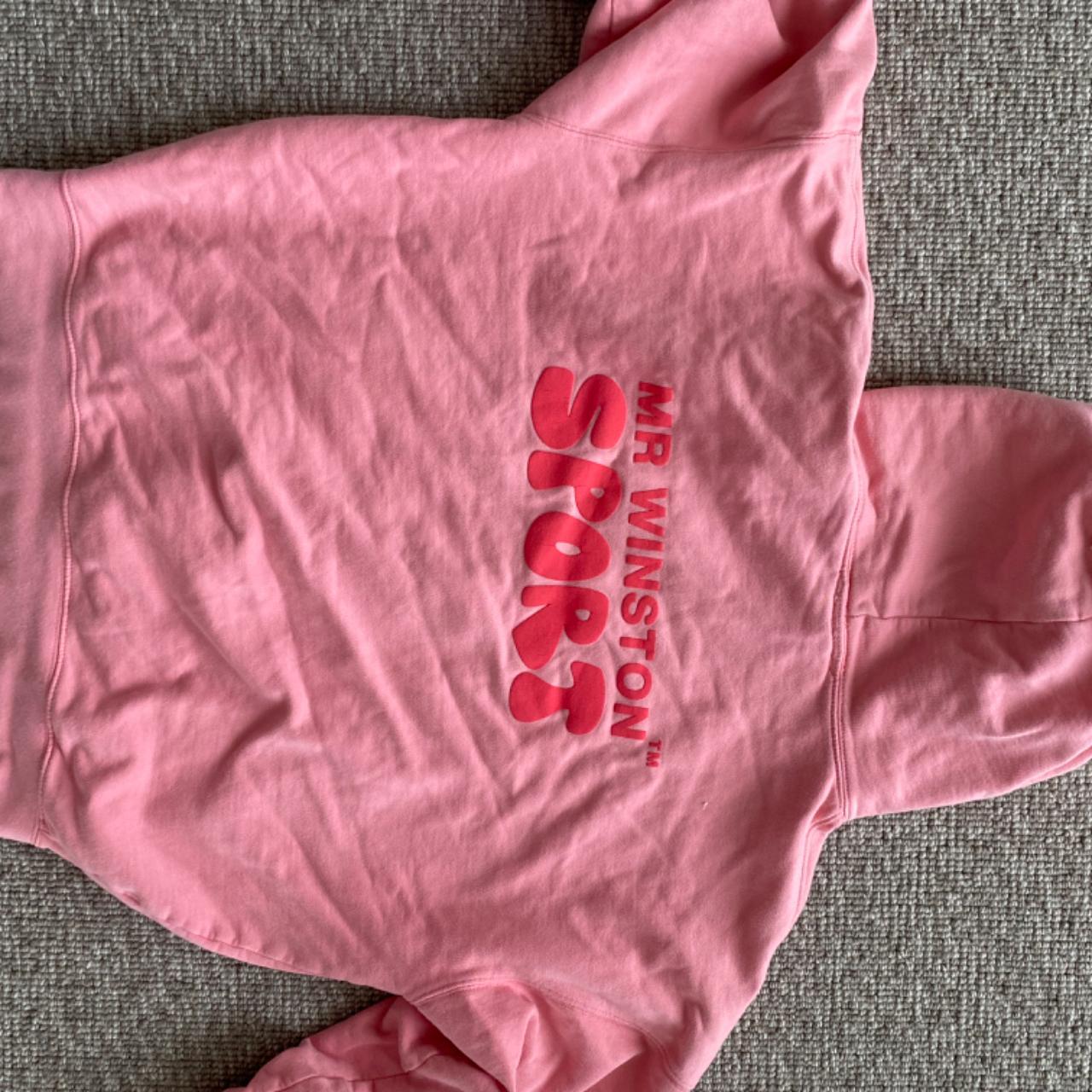 Mr Winston Pink Puff Hoodie perfect condition size... - Depop