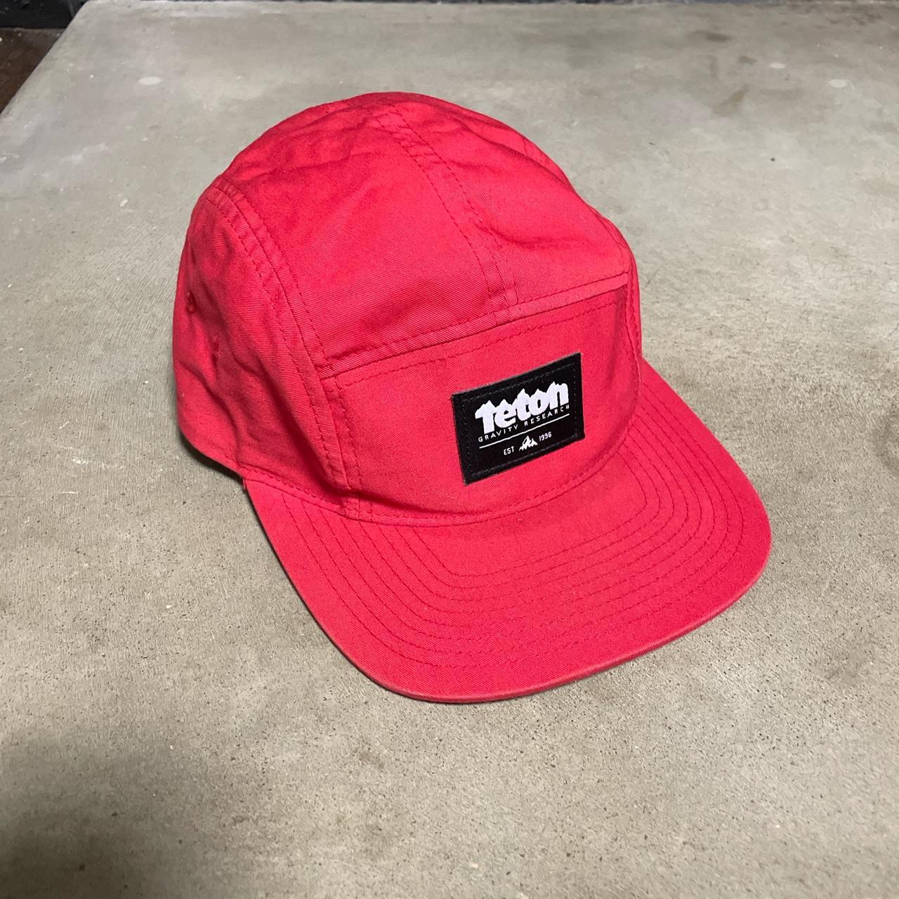 Teton Gravity Research Five Panel Flat Brimmed Hat - Depop