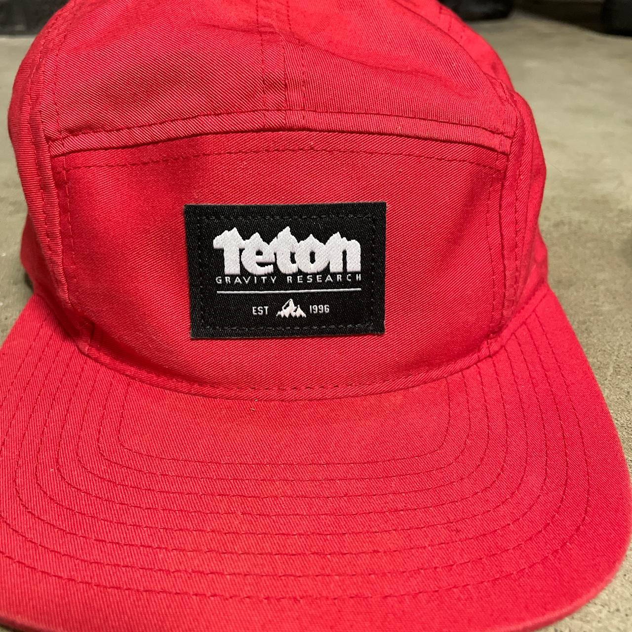 Teton Gravity Research Five Panel Flat Brimmed Hat - Depop