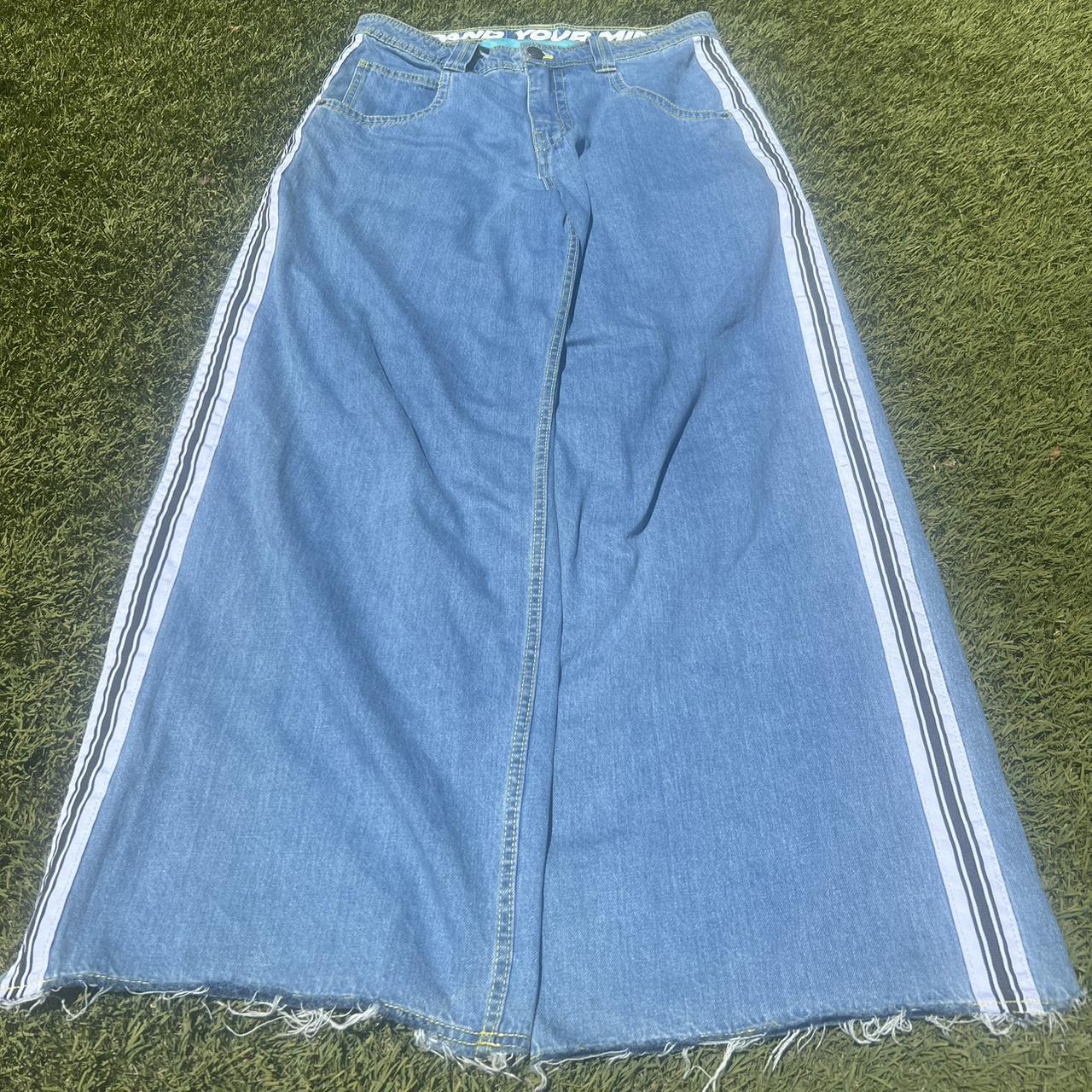 jnco style pants -buy this listing so i don't pay... - Depop