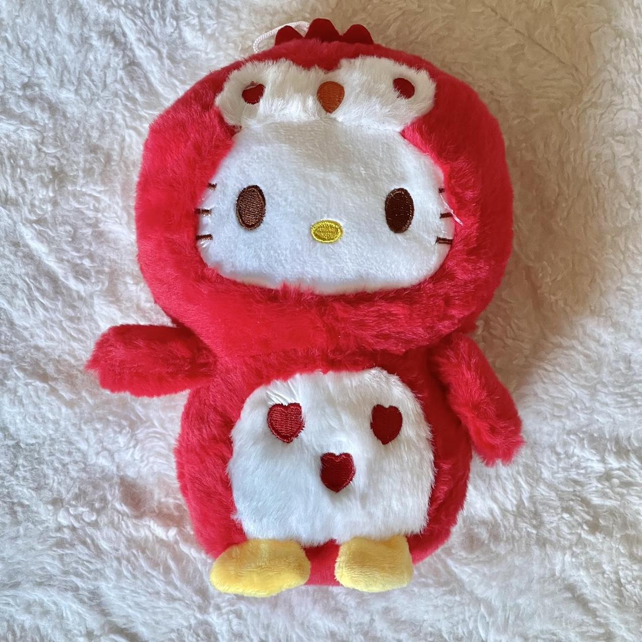 Red Hello Kitty Owl Plushie! (8inches) Vibrant Red... - Depop