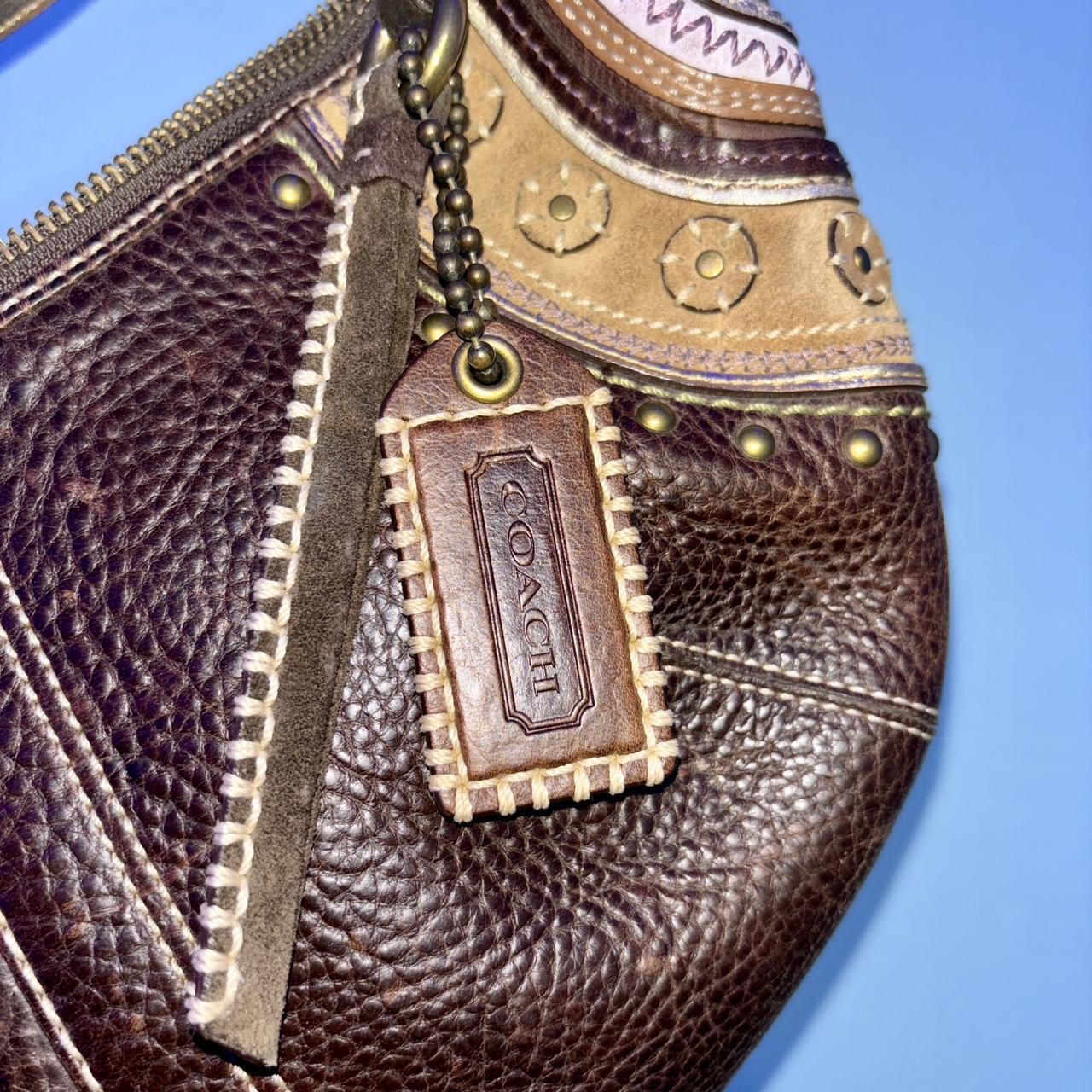 VINTAGE Coach Bohemian Chestnut Brown Hobo Bag... - Depop