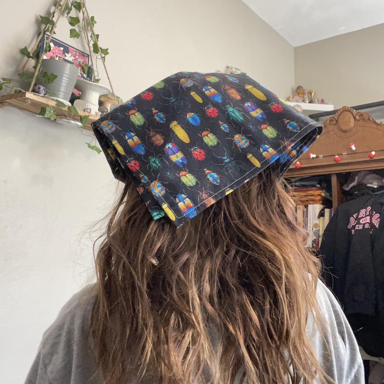 🪲THE BEETLE PRINT BANDANA🪲 ITS HAIR SCARF/ BANDANA... - Depop