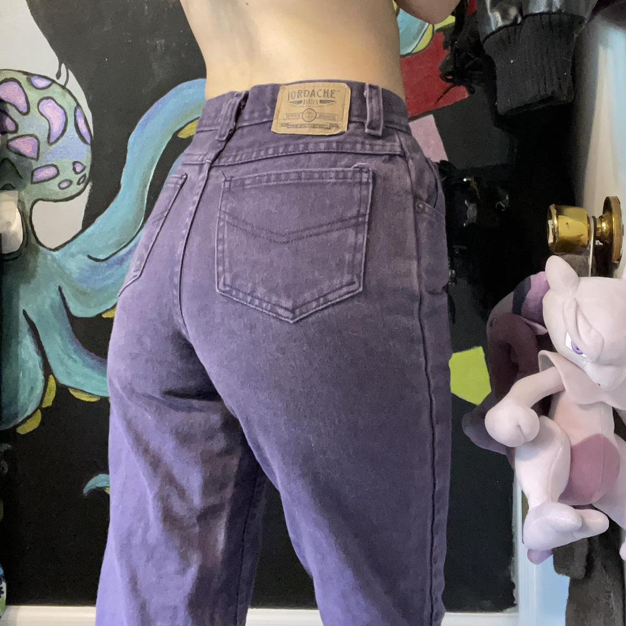 💜AMAZING ADORABLE vintage purple jeans💜 from brand... - Depop