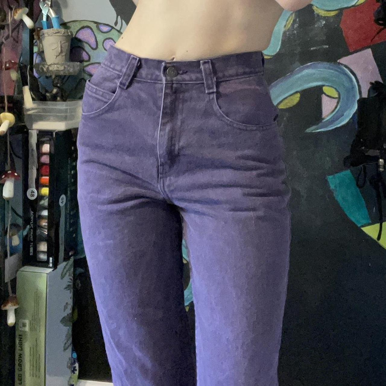 💜AMAZING ADORABLE vintage purple jeans💜 from brand... - Depop