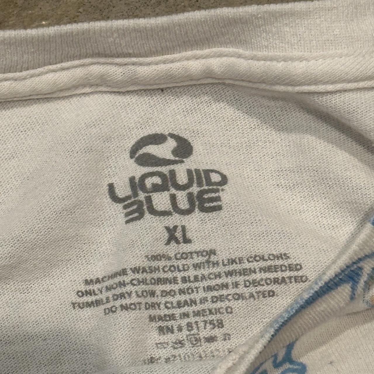 2017 Liquid Blue AOP Tiger Short Sleeve No flaws no... - Depop