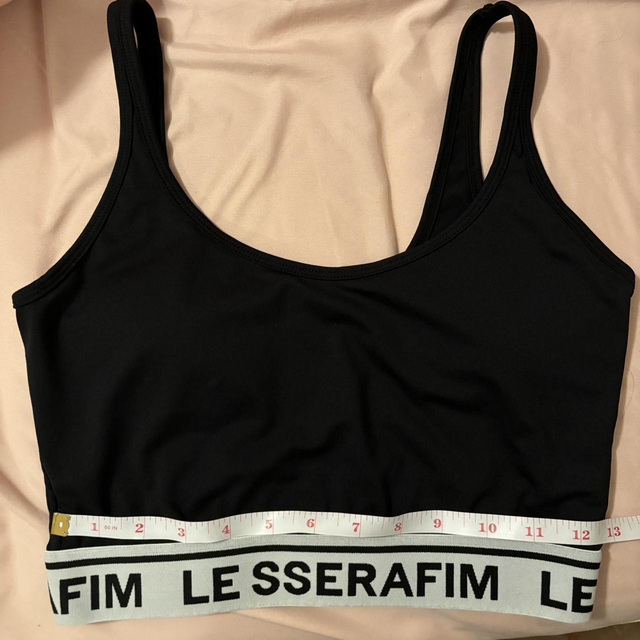 Le Sserafim sports top Didn't fit me (32B chest)... - Depop