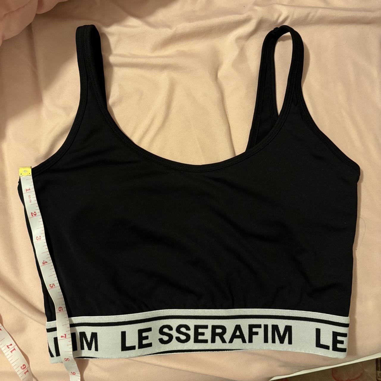 Le Sserafim sports top Didn't fit me (32B chest)... - Depop