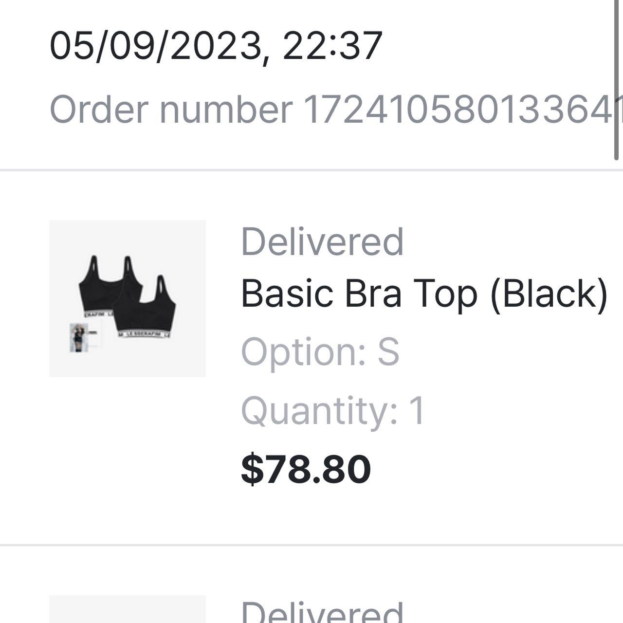 Le Sserafim sports top Didn't fit me (32B chest)... - Depop