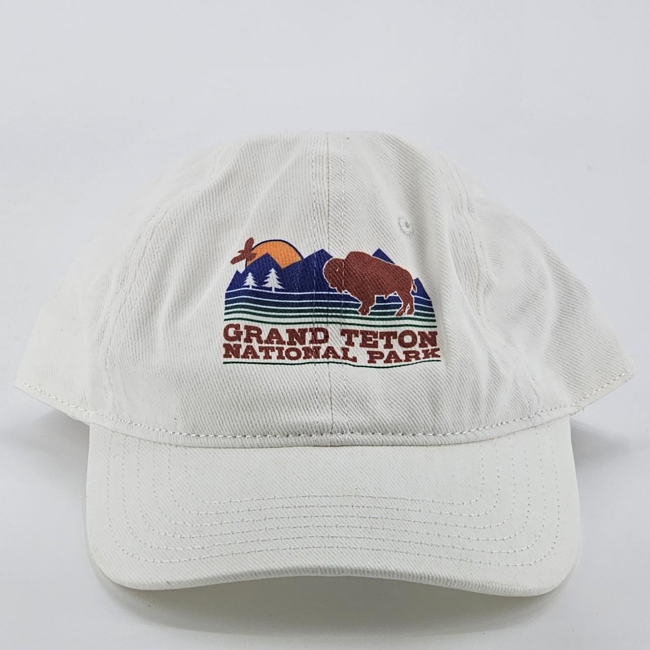 New in package white Otto cap saying "Grand Teton... - Depop