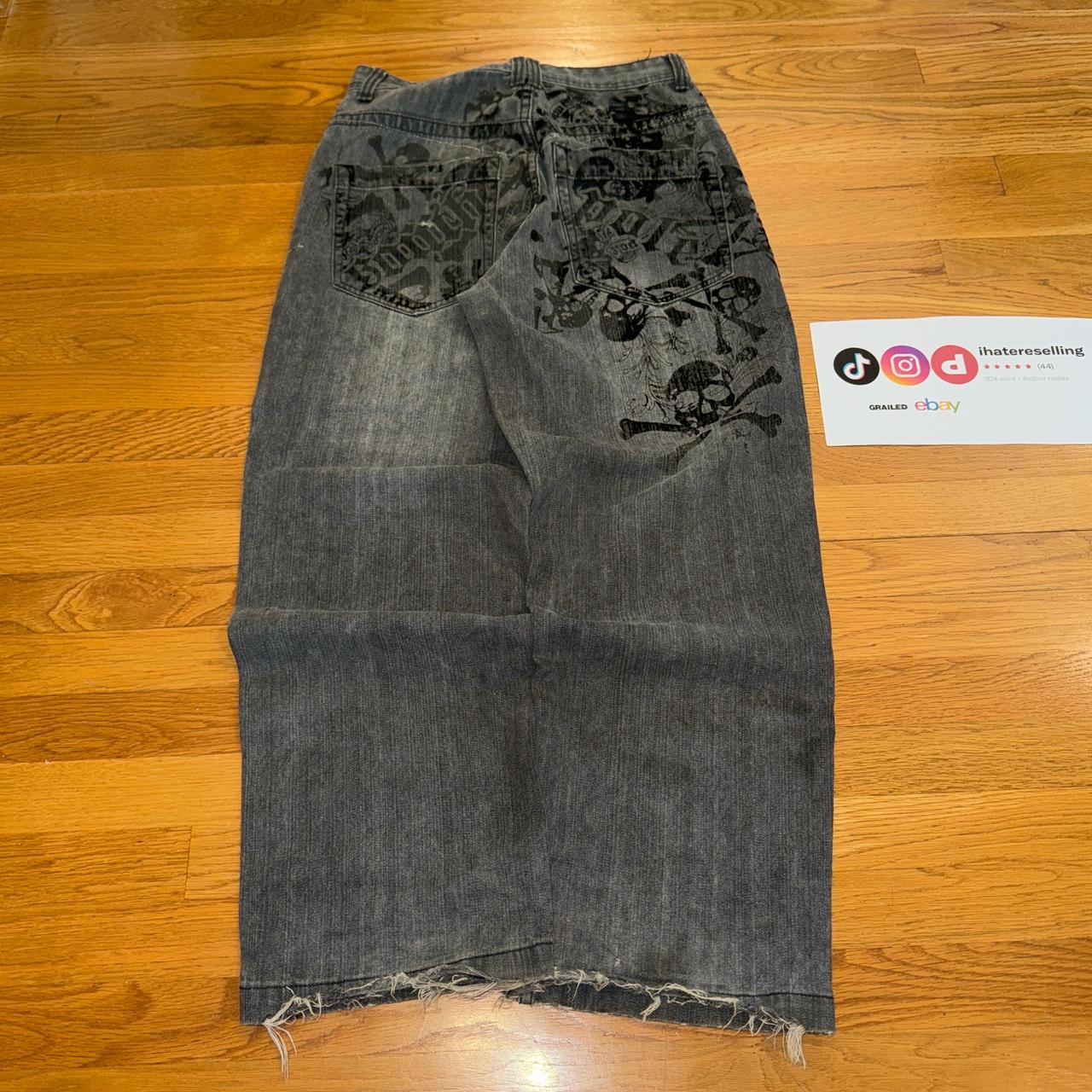 GRAIL Y2K 2000s Skull and Crossbone Southpole... | Depop