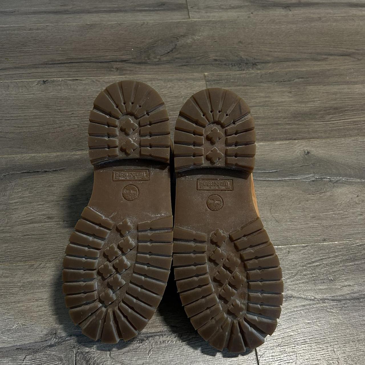 Youth Timbs, Red sand colorway Used No... - Depop