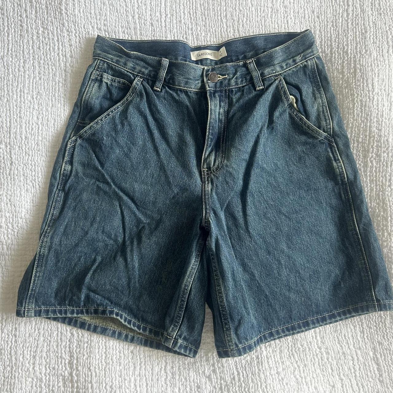 ‘Glassons’ denim jorts - Depop
