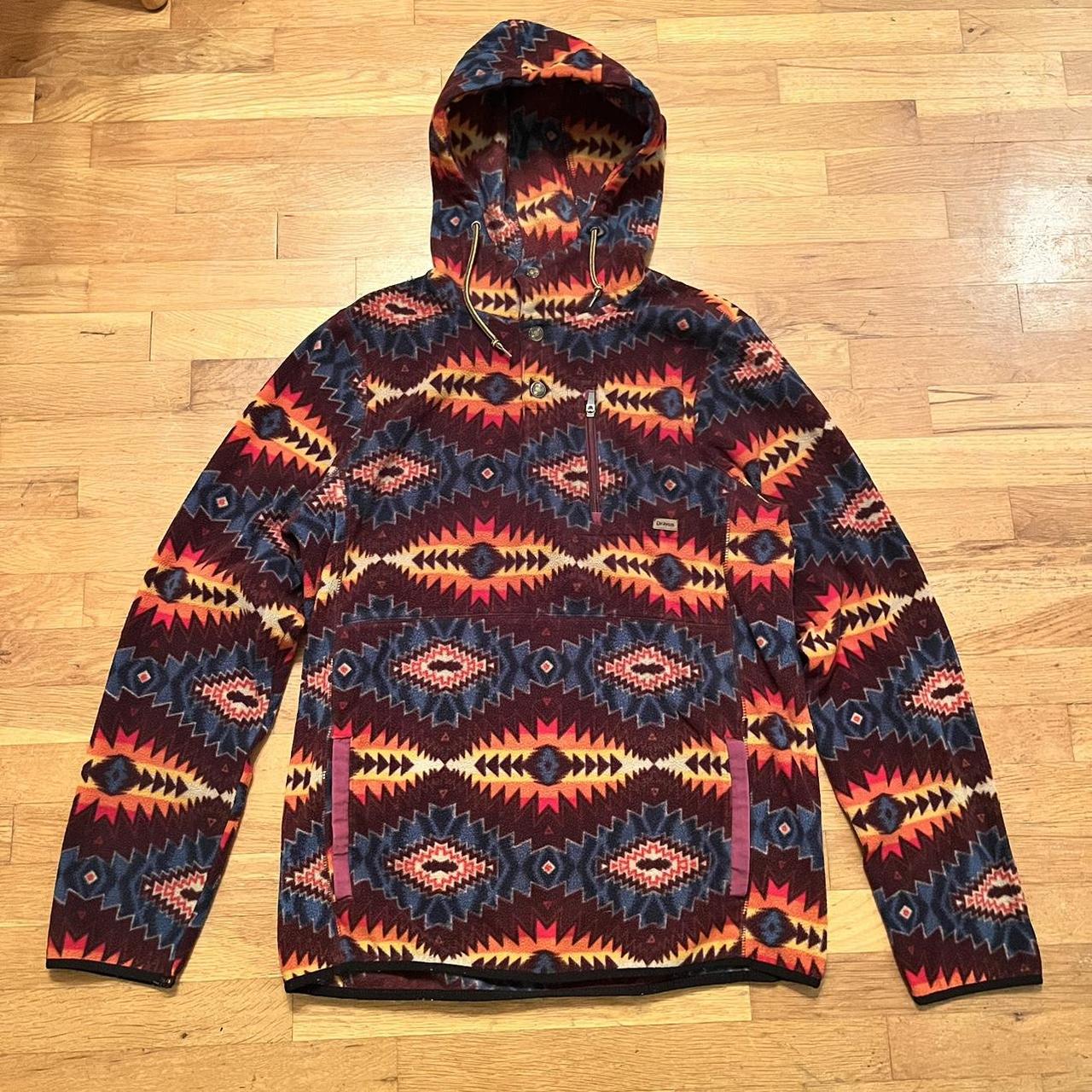 Dravus hooded aztec pattern fleece, size Large. Send... - Depop