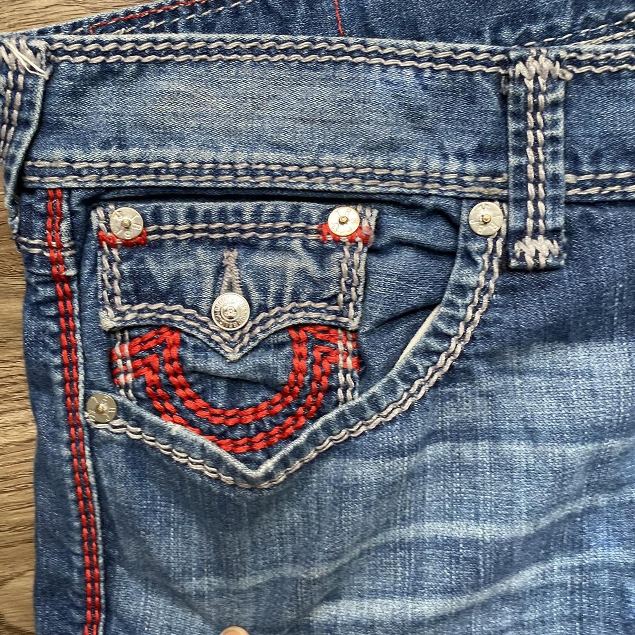 True religon jeans Reqorked for bigger opening... | Depop