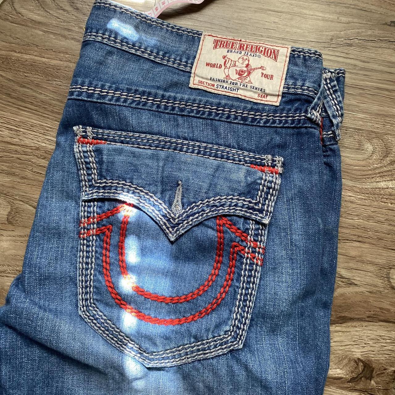 True religon jeans Reqorked for bigger opening... | Depop