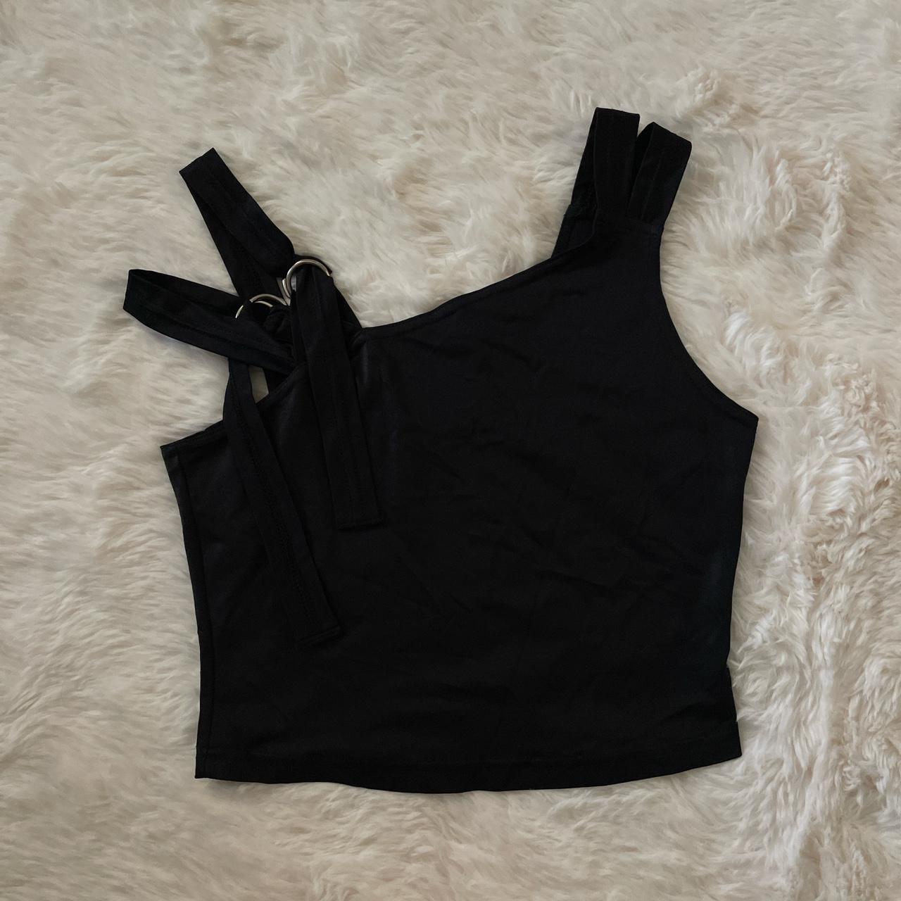 vintage LIP SERVICE strappy cropped tank from the... - Depop