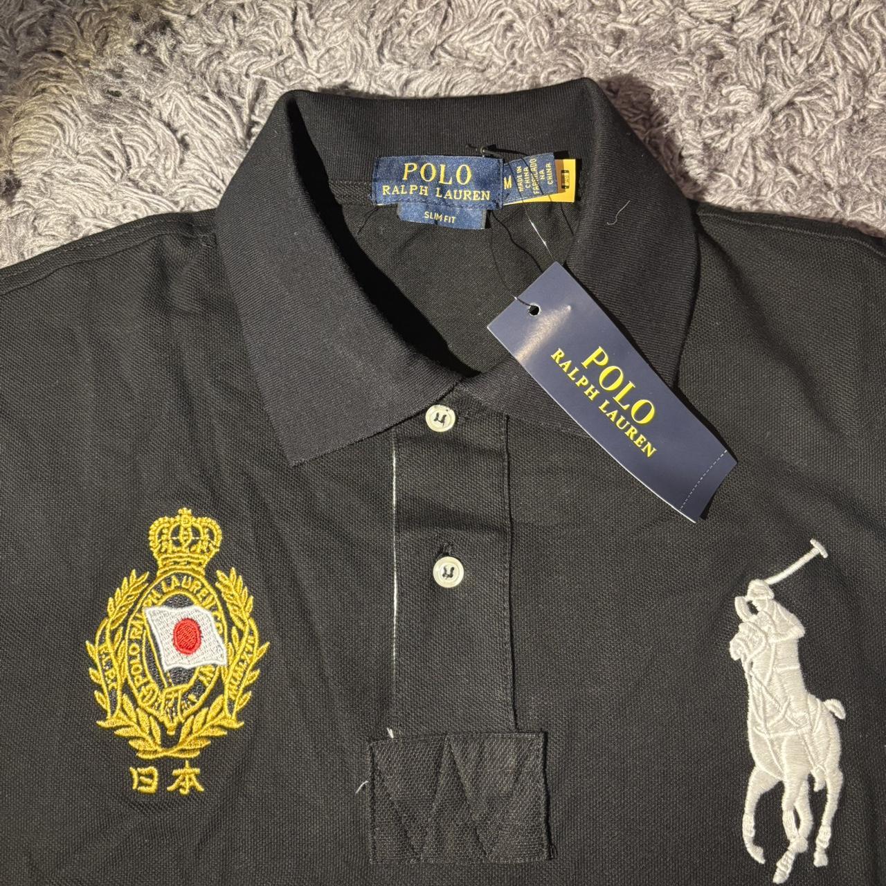 Black and white Chief Keef Polo Ralph Lauren Tokyo... | Depop