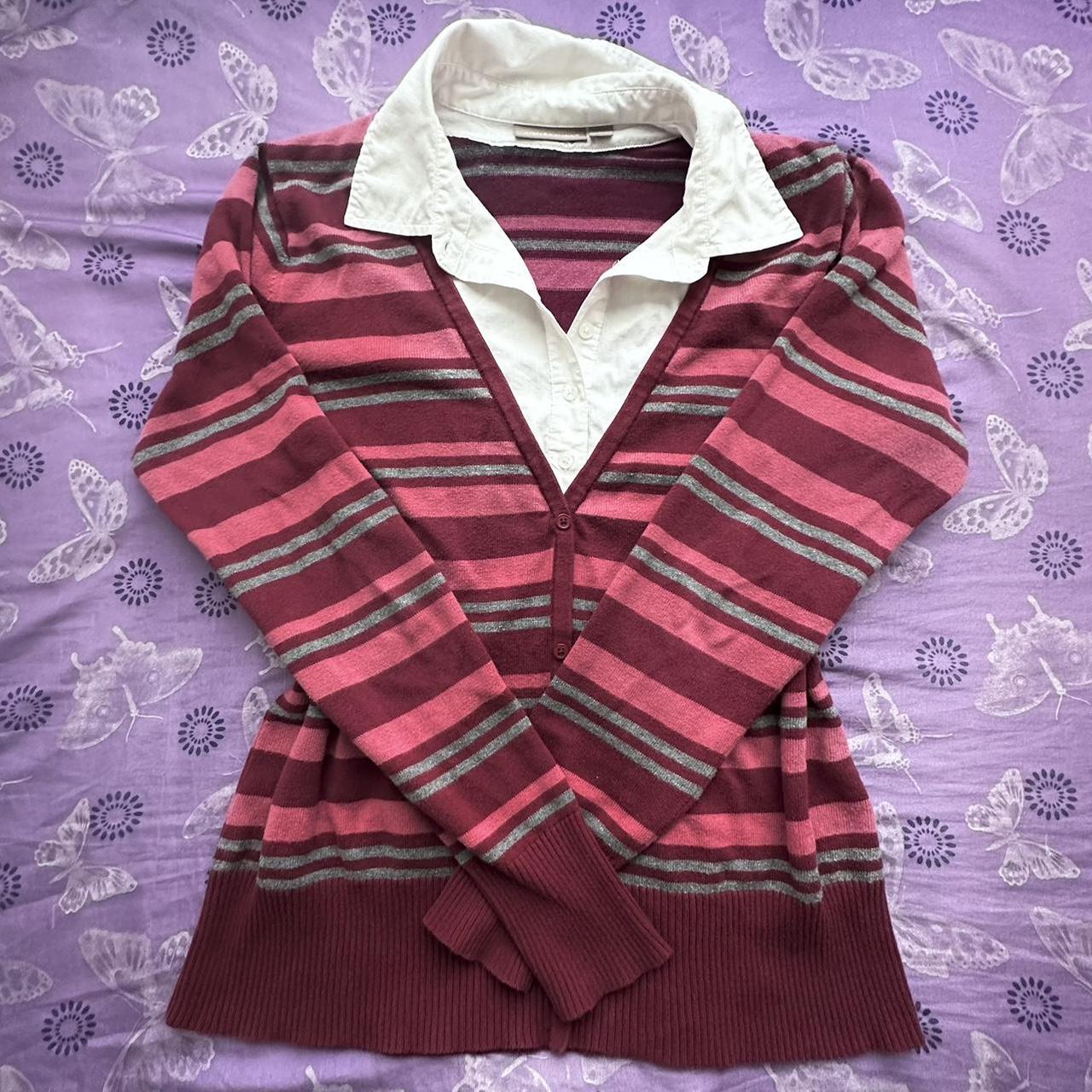 vintage elena gilbert pink sweater ⋆ ˚｡⋆୨♡୧⋆... - Depop