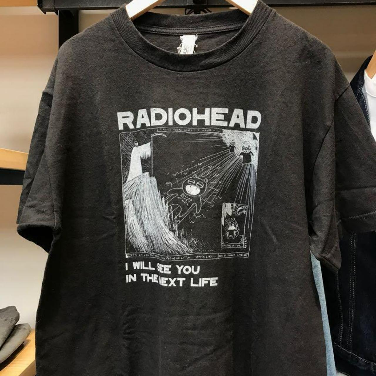 Radiohead Vintage Tour Tee Shirt, Music Band Shirt... - Depop
