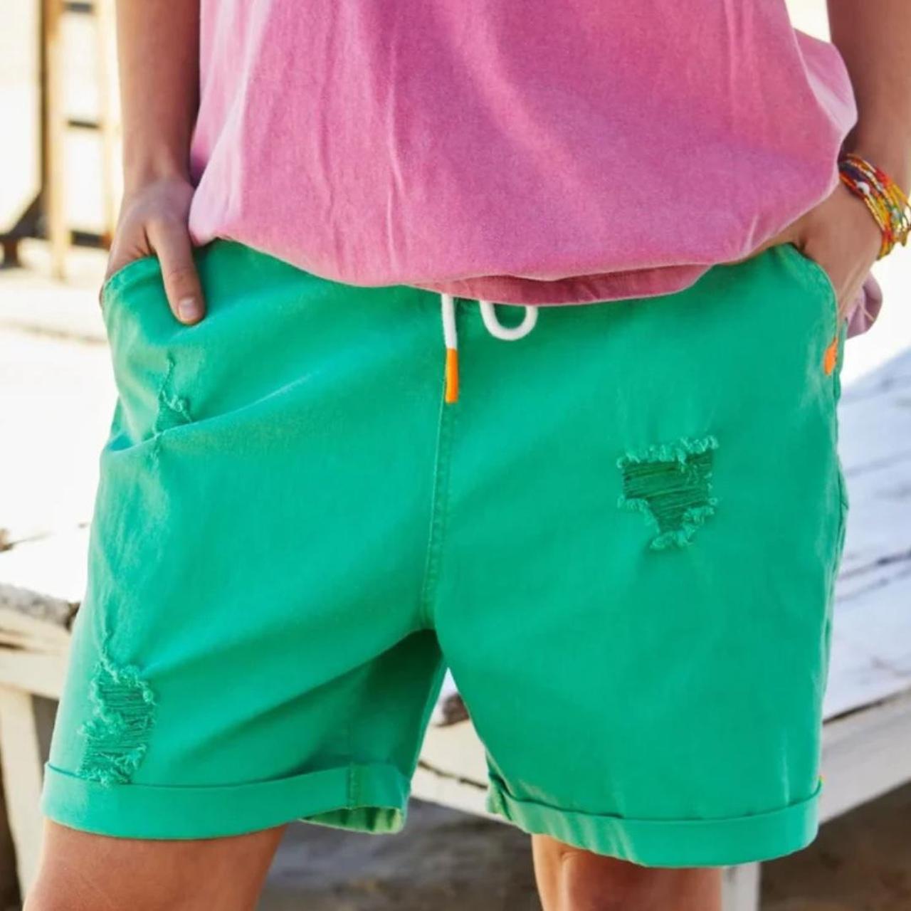 Cat Hammill (Hammill & Co) shorts Distressed stretch... - Depop