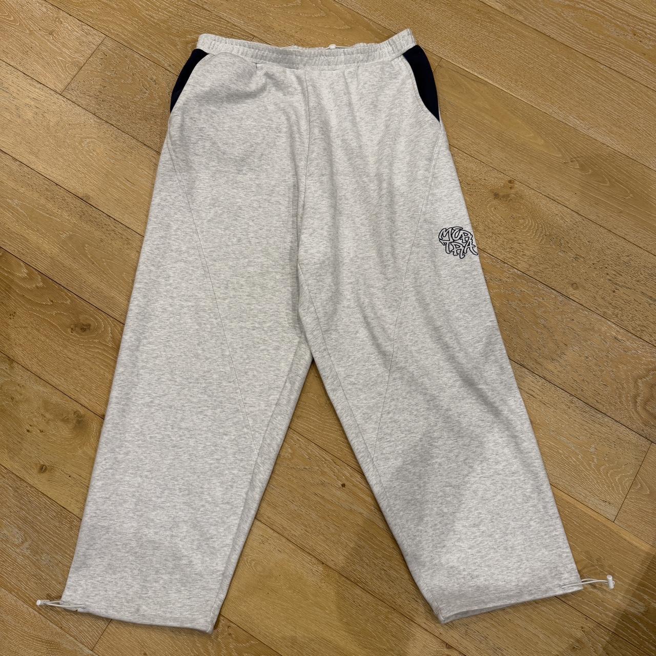 Grey Mertra Baggy Track Pants Worn once really... | Depop