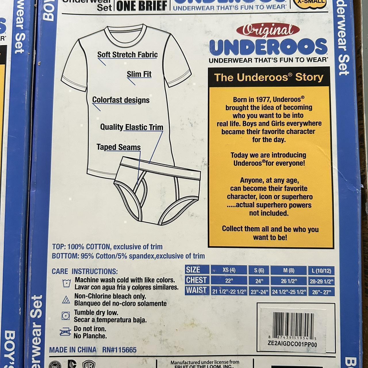 2 DC Comics Boy's Superman /Robin Underoos T-Shirt... - Depop