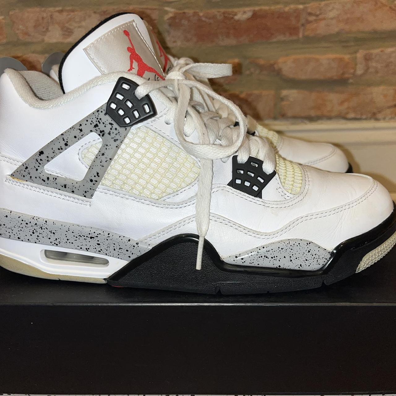 Air Jordan’s Retro 4 Cement Purchase in 2016 use but... - Depop