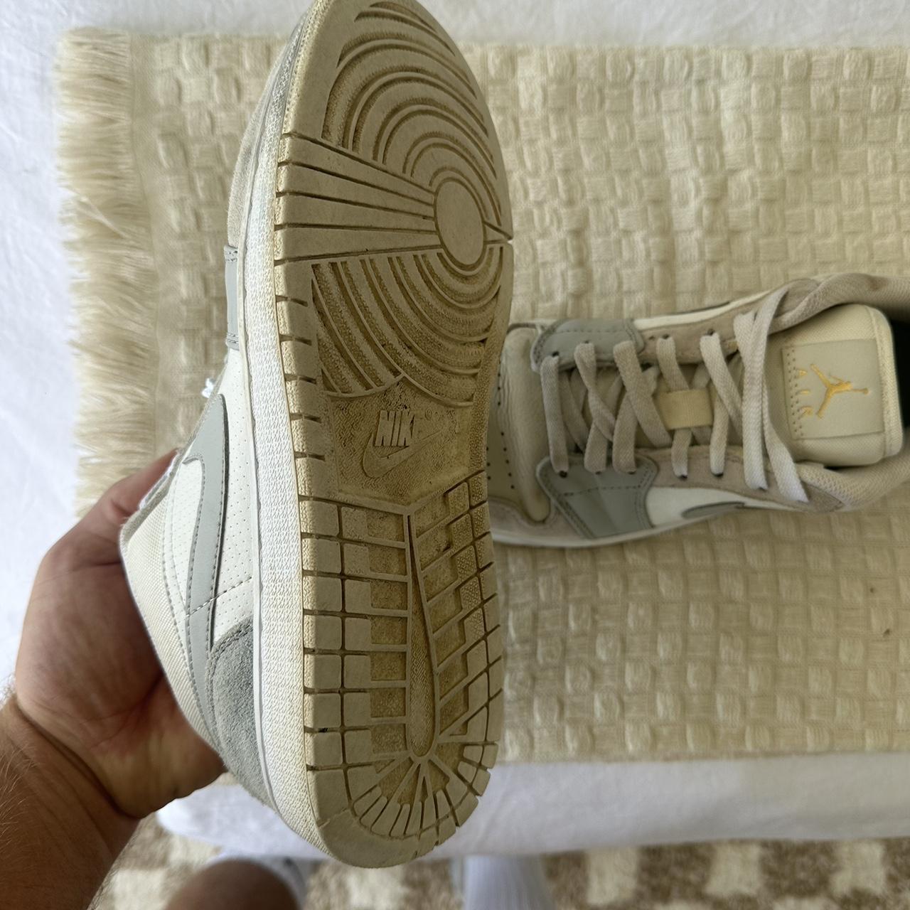 Nike Air Jordans Low rise dunks in grey. Good... | Depop