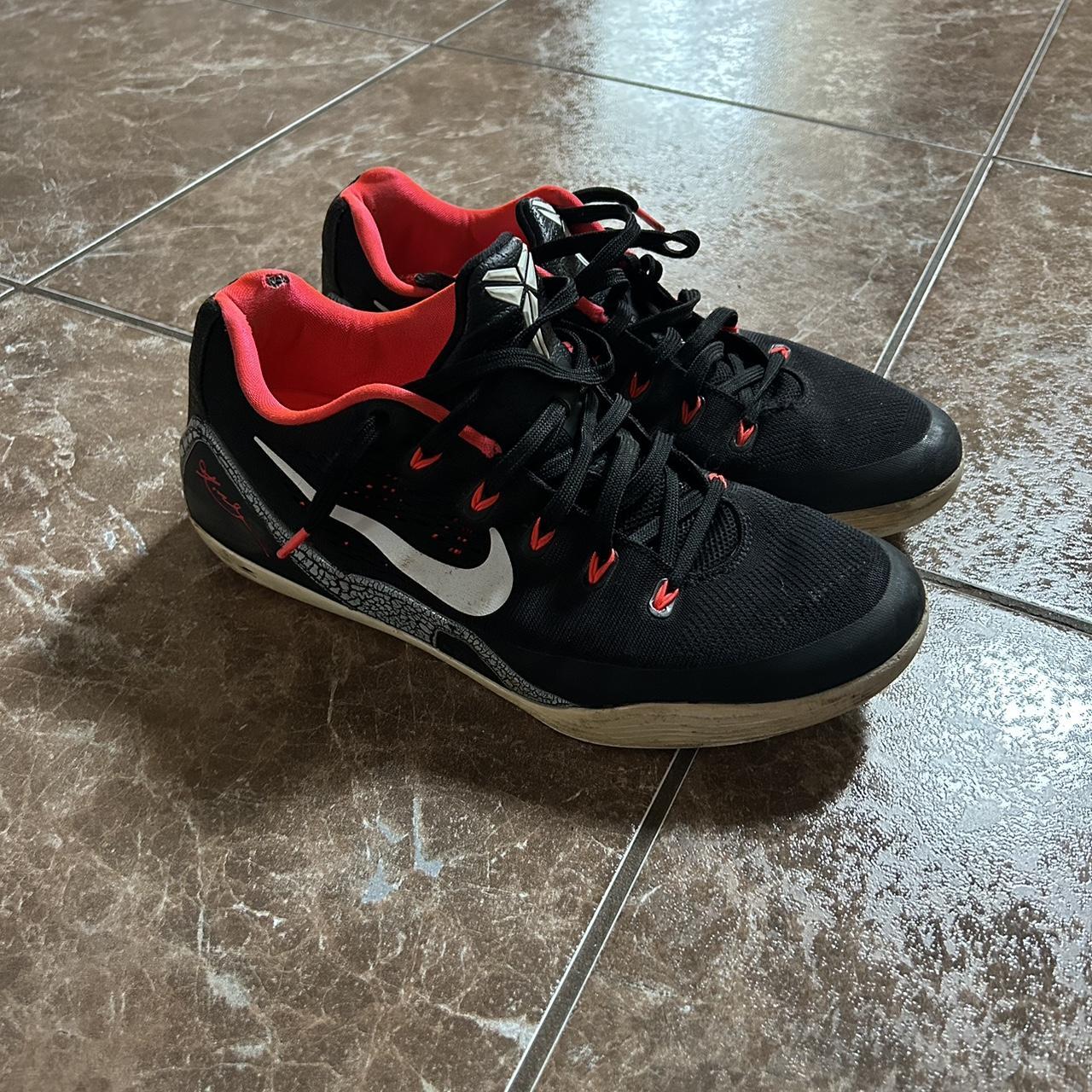 Nike Kobe 9 Low Laser Crimson, good shape other than... - Depop